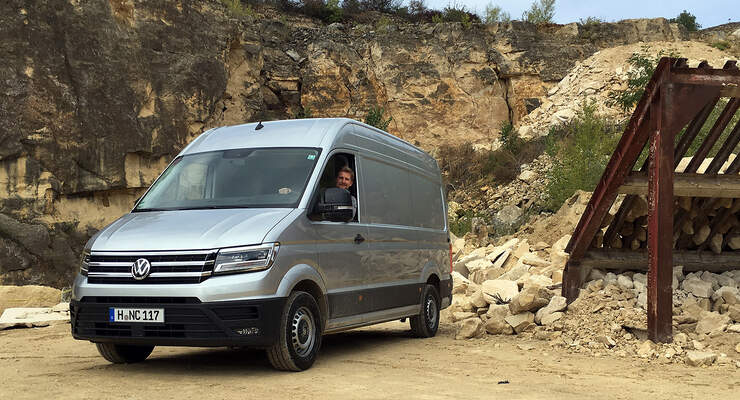 VW Crafter (2017): Erste Probefahrt im neuen Transporter - Promobil VW Crafter (2017): Erste Probefahrt im neuen Transporter - Promobil